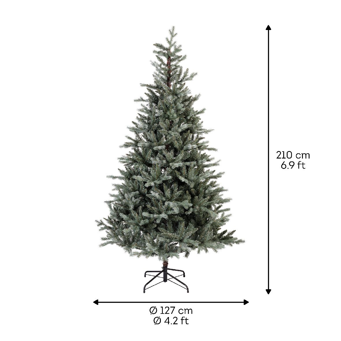 Everlands Allison Misty Pine Tree 7ft